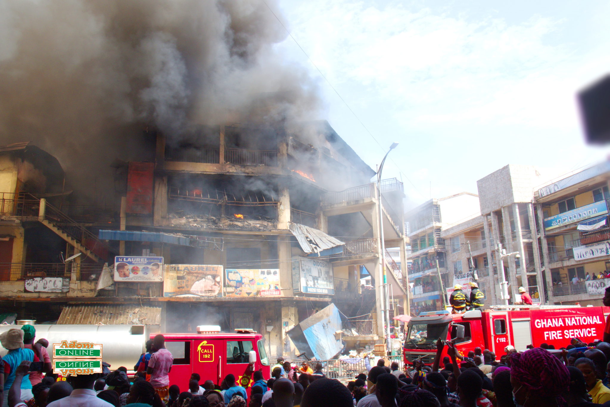 Makola Market fire disaster in pictures - Adomonline.com