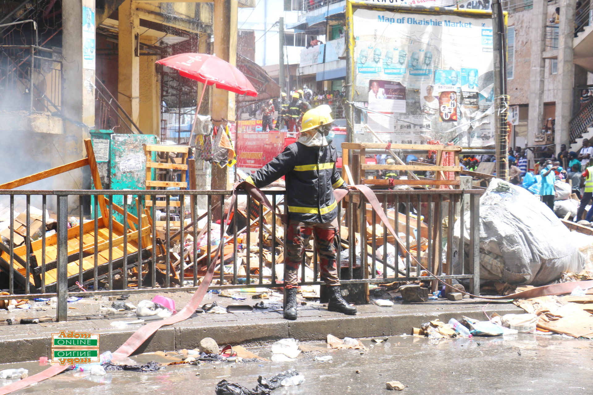 Makola Market fire disaster in pictures - Adomonline.com