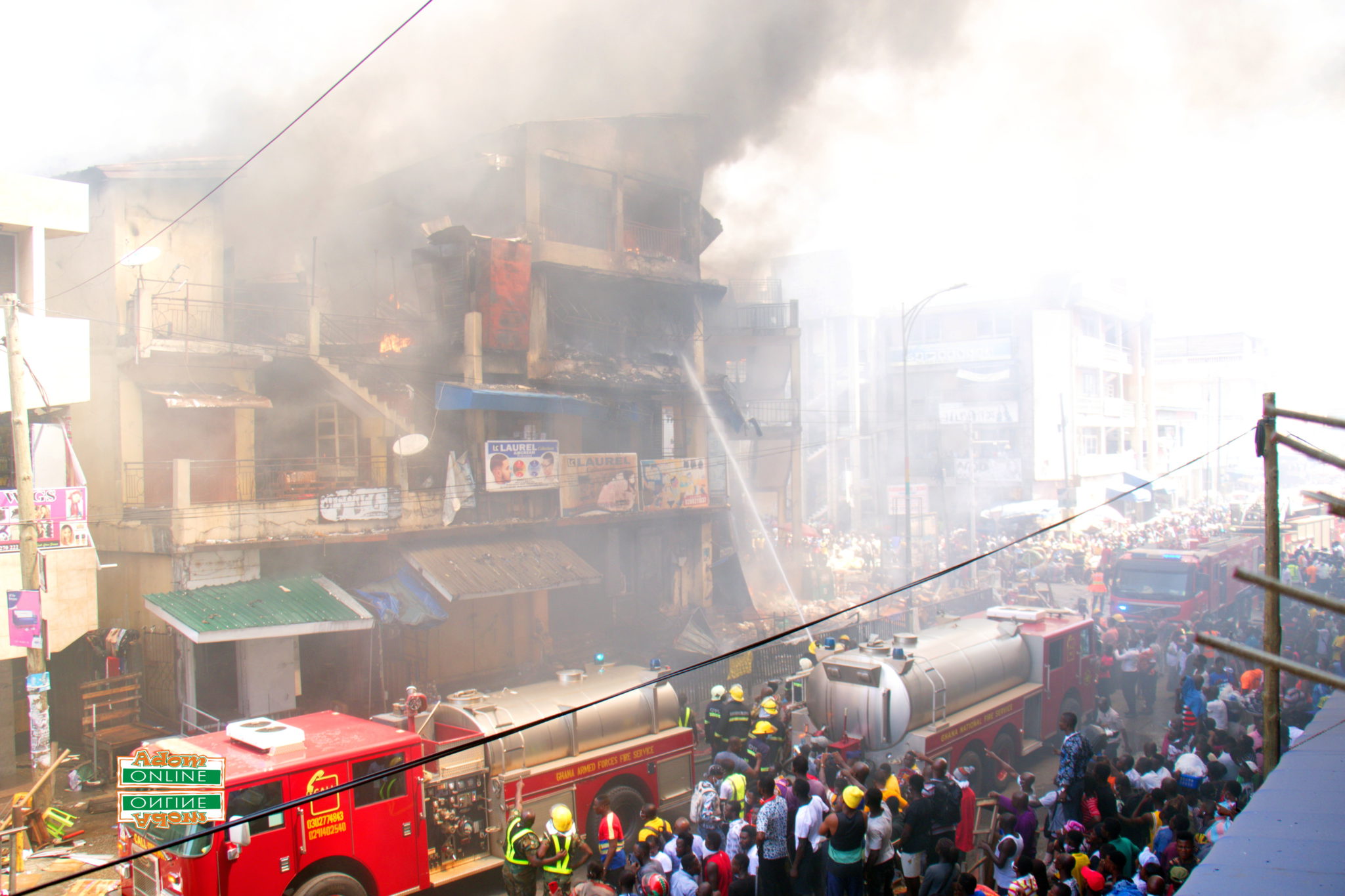 Makola Market fire disaster in pictures - Adomonline.com