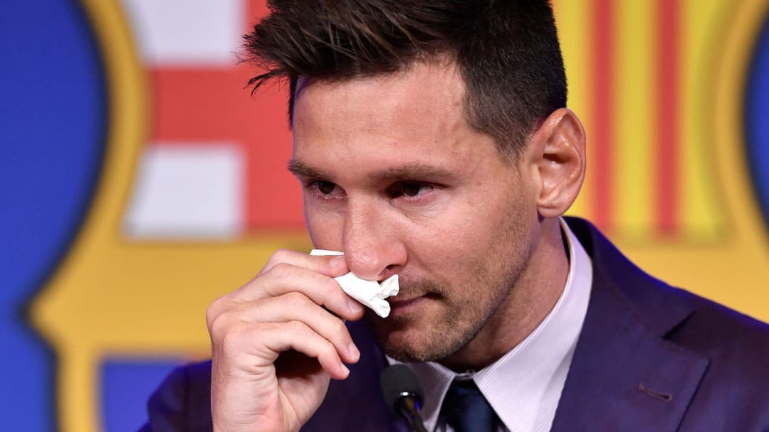 Tissue used by Lionel Messi to wipe his tears being auctioned for $1 ...