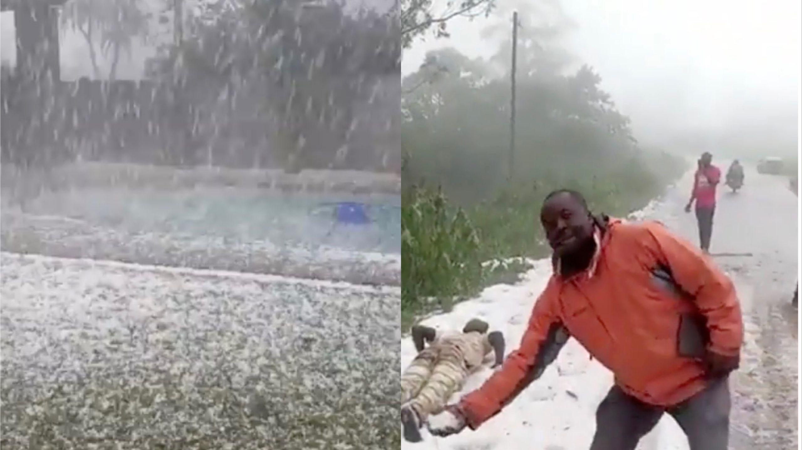Rare snow surprises residents in Cameroon - Adomonline.com