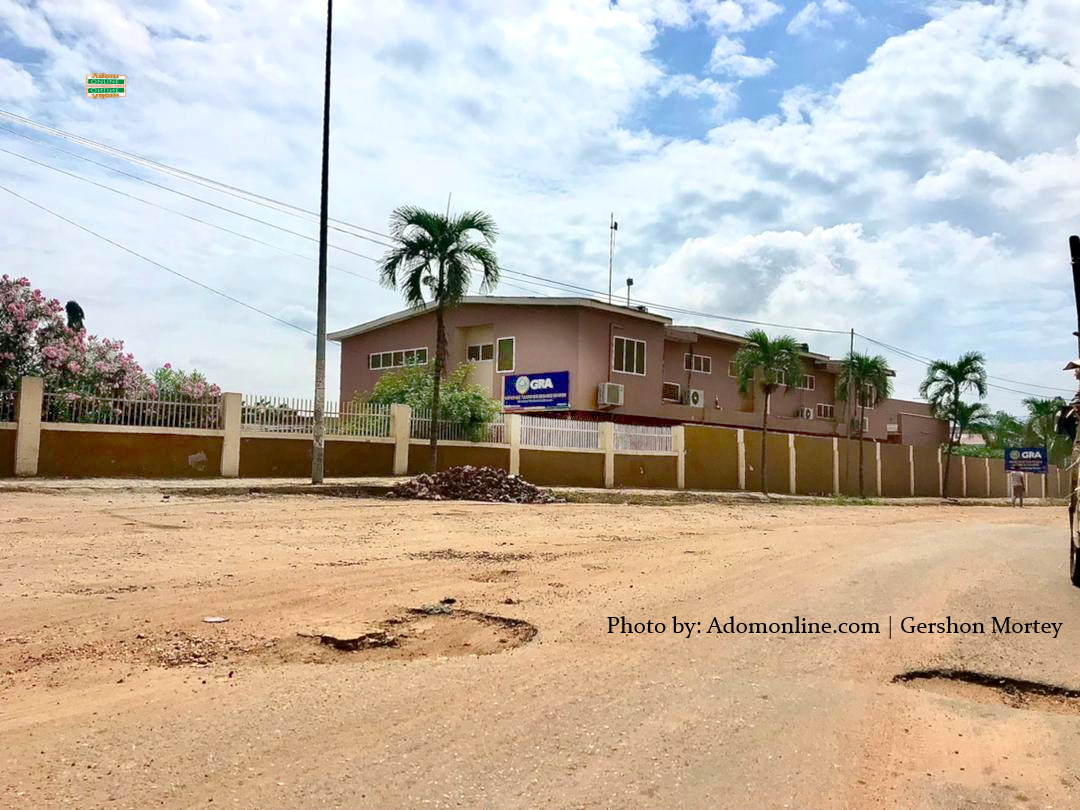 This deplorable road leads to a GRA office at North Industrial Area ...