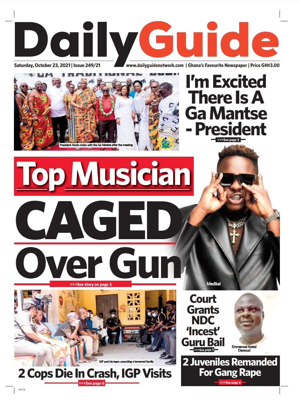 The Weekend's Newspaper Headlines - Adomonline.com