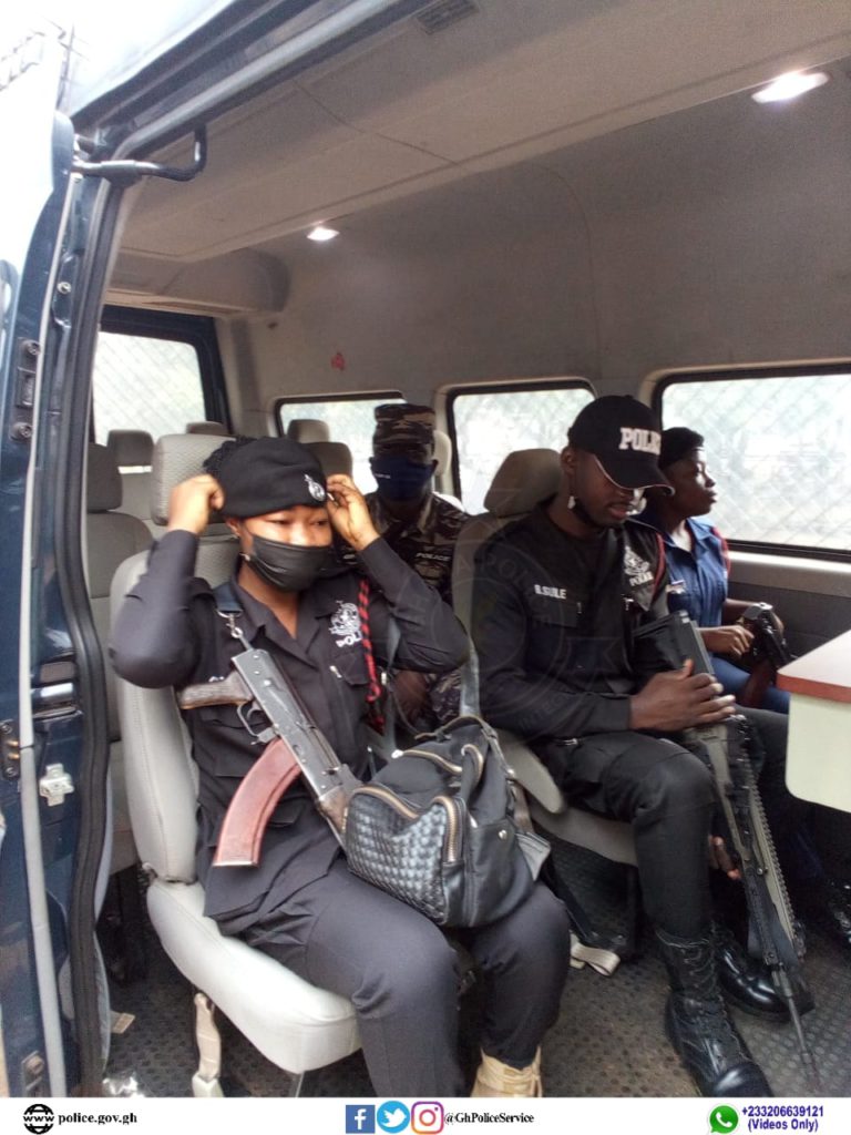 Police roll out shuttle services for personnel [Photos] - Adomonline.com