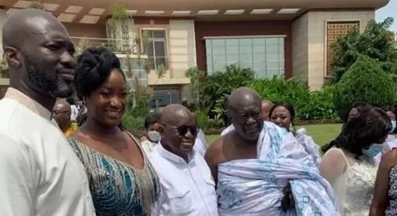 Dignitaries grace Akufo-Addo's daughter's white wedding - Adomonline.com