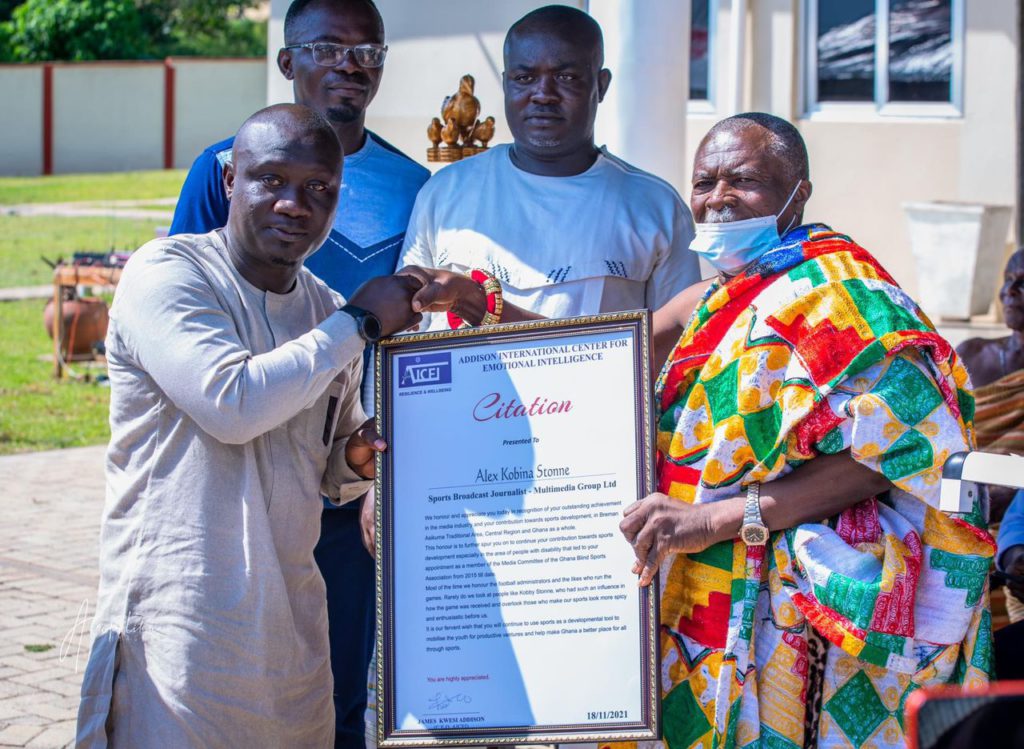 Adom FM's Kobby Stonne honoured [Photos] - Adomonline.com