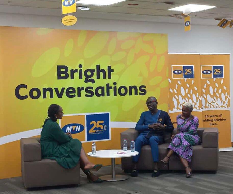 MTN Ghana Bright Conversations: Albert and Comfort Ocran share life ...
