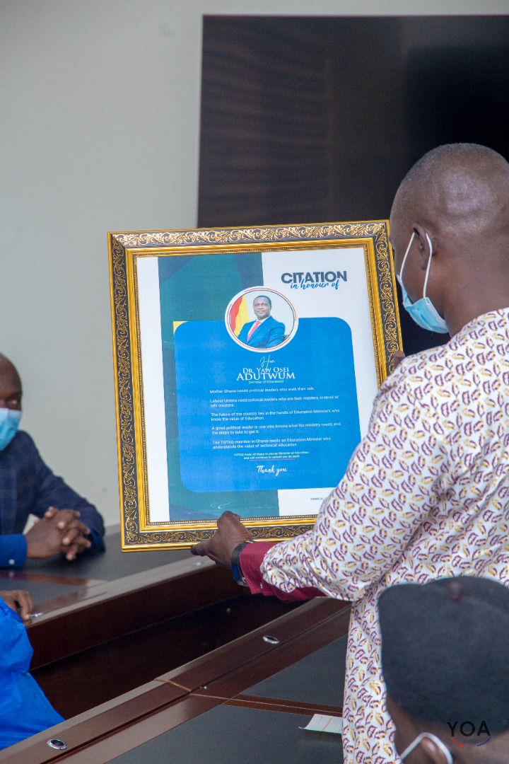 Education Minister walks the talk – TUTAG President extols Adutwum ...