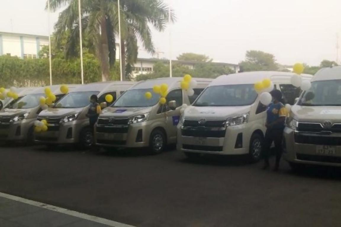 MTN Ghana presents 8 vehicles to regional distributors - Adomonline.com