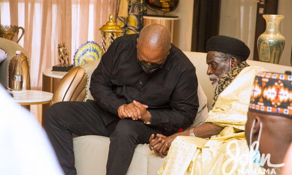 Chief Imam, others mourn with Mahama [Photos] - Adomonline.com