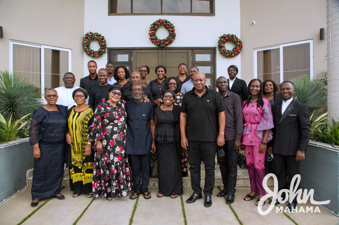 Chief Imam, others mourn with Mahama [Photos] - Adomonline.com