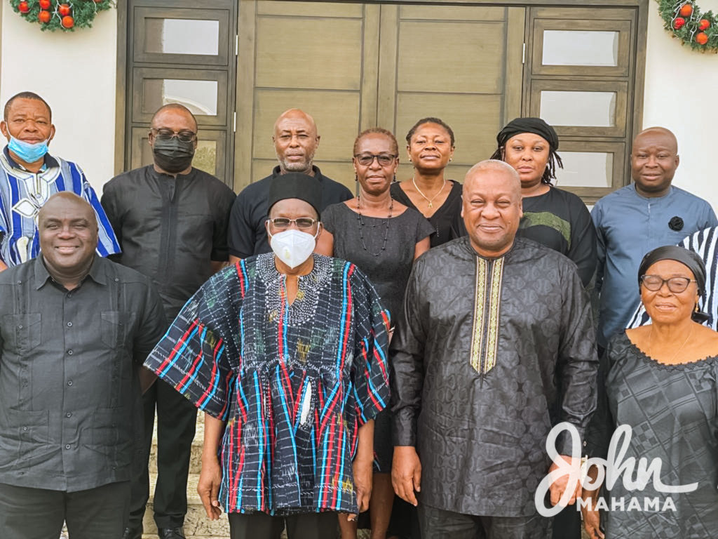 Bagbin, Jane Naana and other NDC gurus commiserate with Mahama [Photos ...