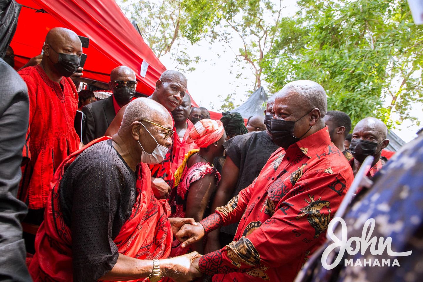 Mahama meets former IGP - Adomonline.com
