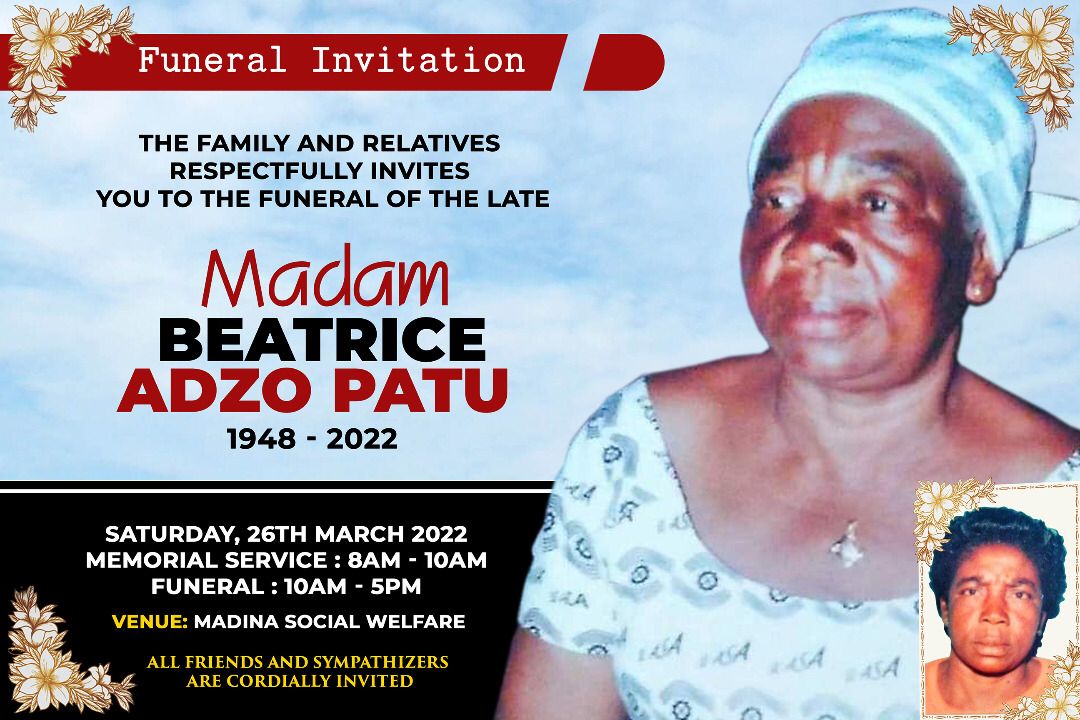 Burial date announced for Vicky Zugah's mum - Adomonline.com