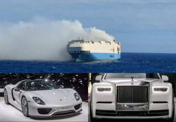 Ship carrying 4,000 luxury cars sinks [Video] - Adomonline.com