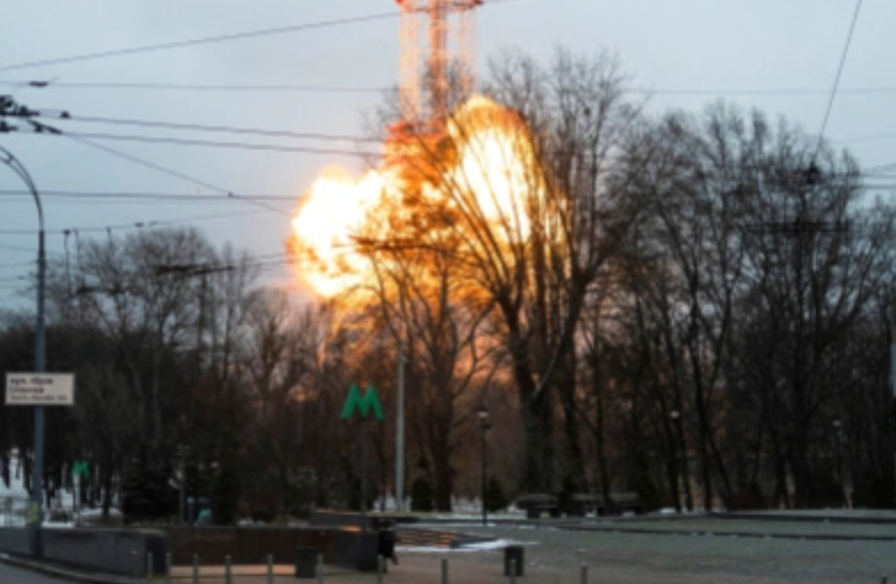 Five killed after Russian forces blast main television tower in Ukraine ...