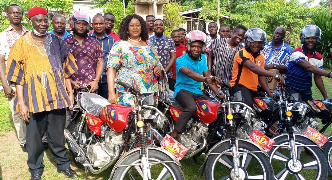 Biakoye DCE presents motorbikes, laptops to enhance operations ...