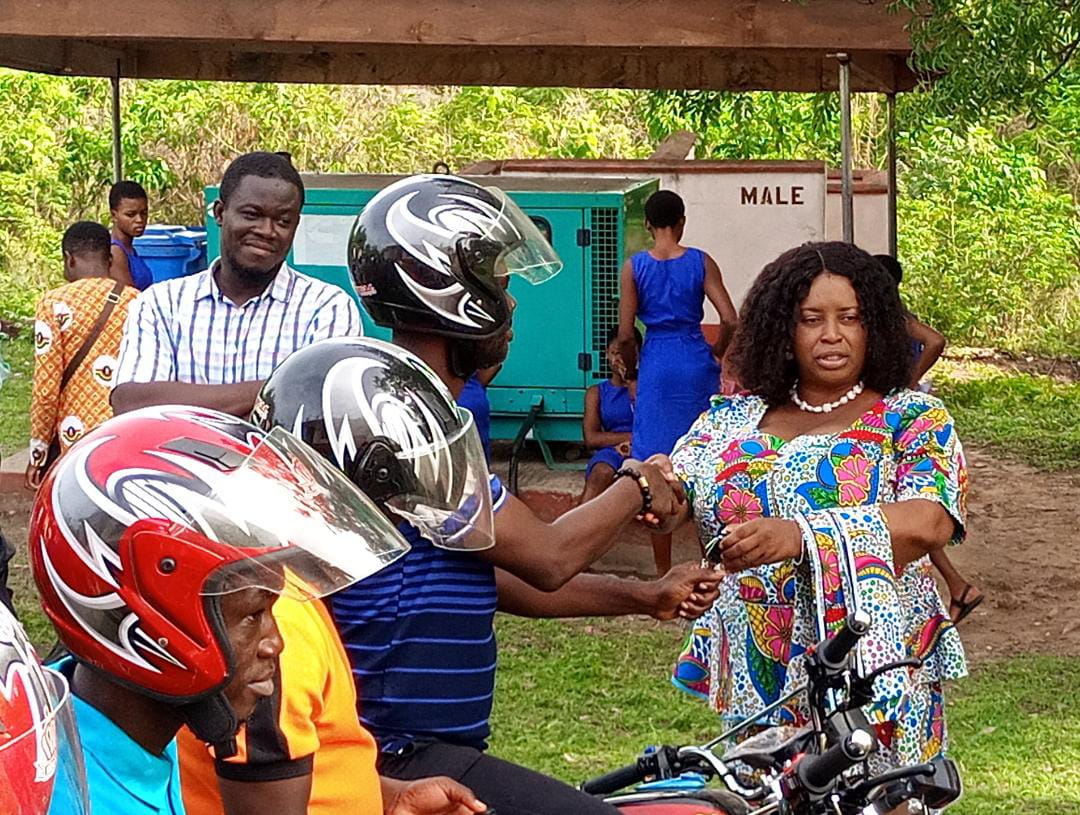 Biakoye DCE presents motorbikes, laptops to enhance operations ...