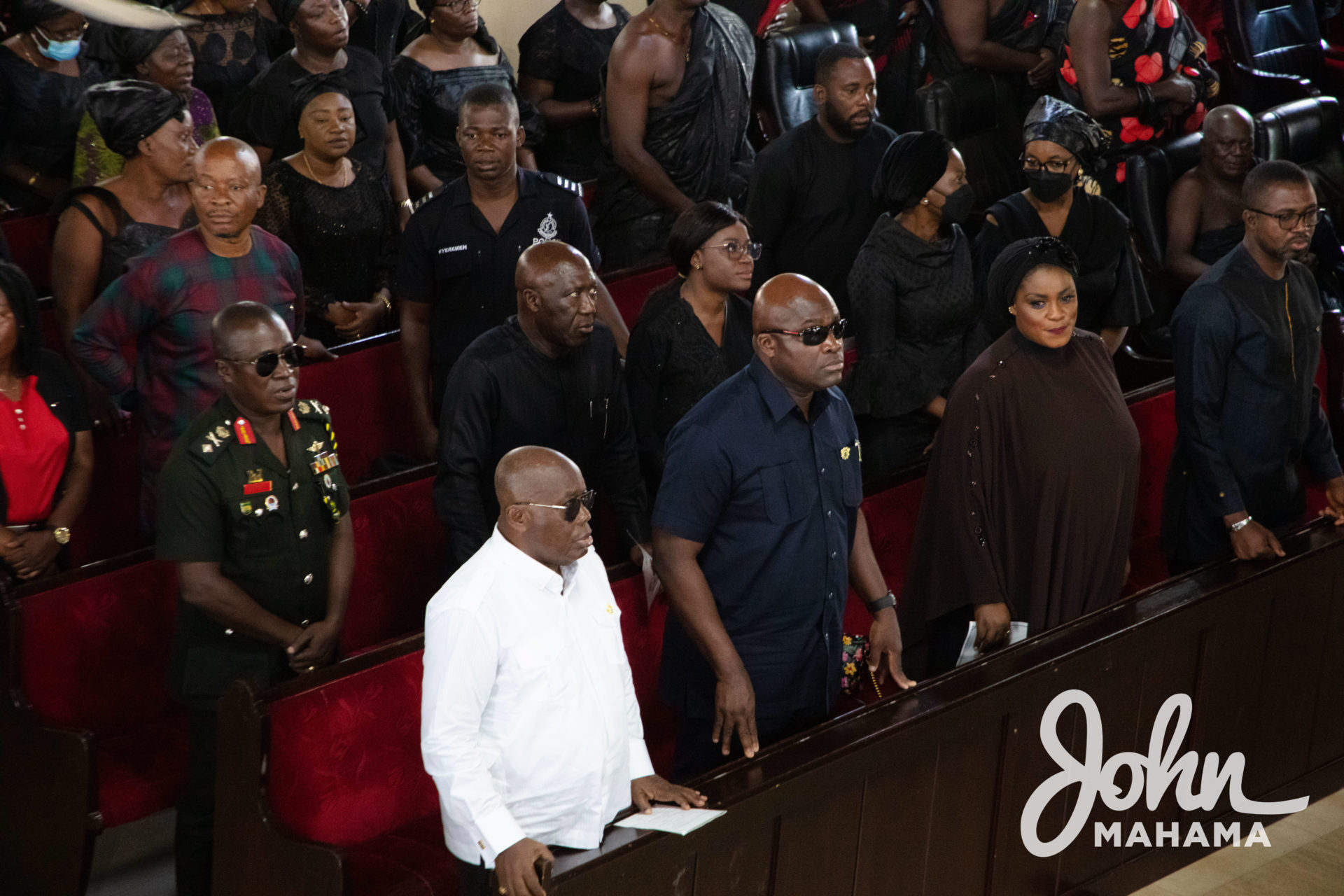 Akufo-Addo, Mahama mourn with family of late former First Lady at one ...