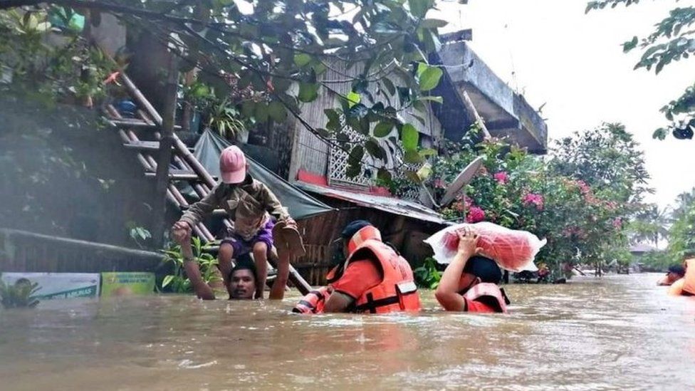 Tropical Storm Megi: Rescuers race to find survivors as death toll ...