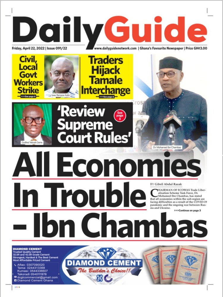 Newspaper Headlines: Friday, April 22, 2022 - Adomonline.com