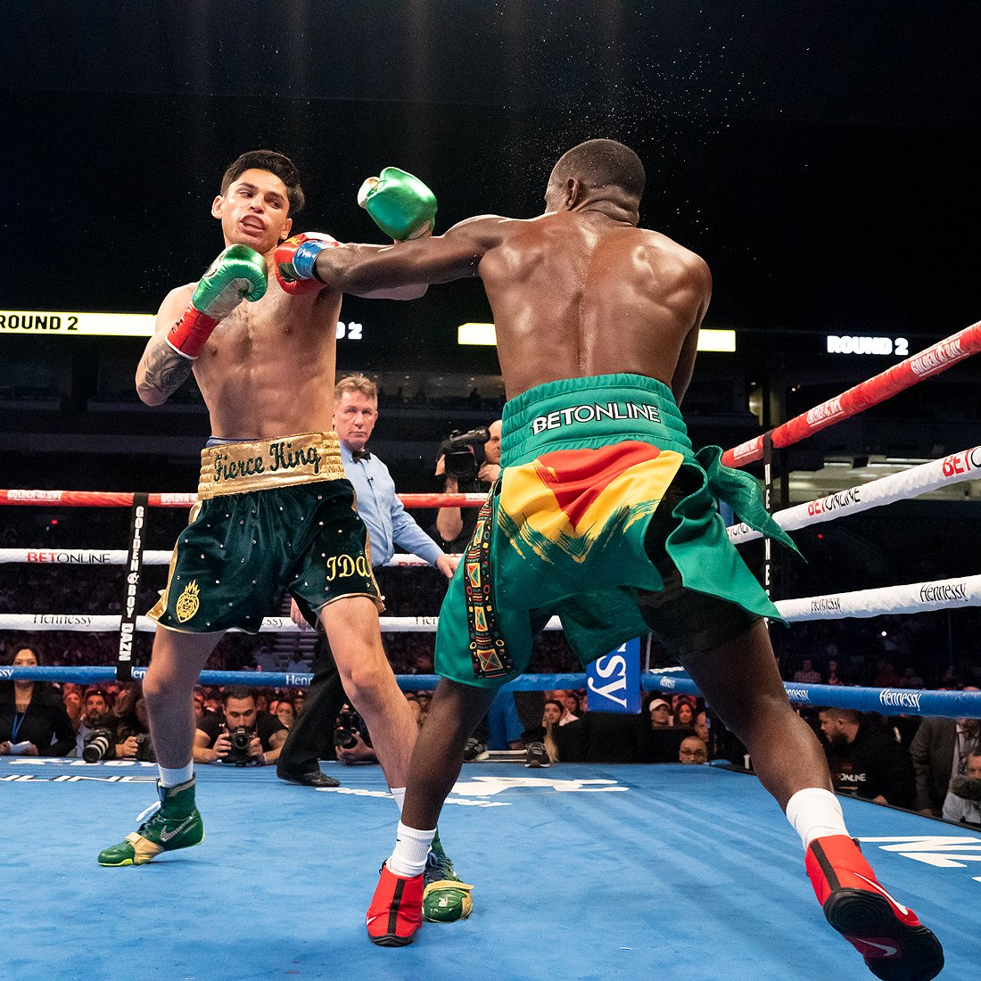 Ryan Garcia dominates Emmanuel Tagoe to record early knockdown win ...