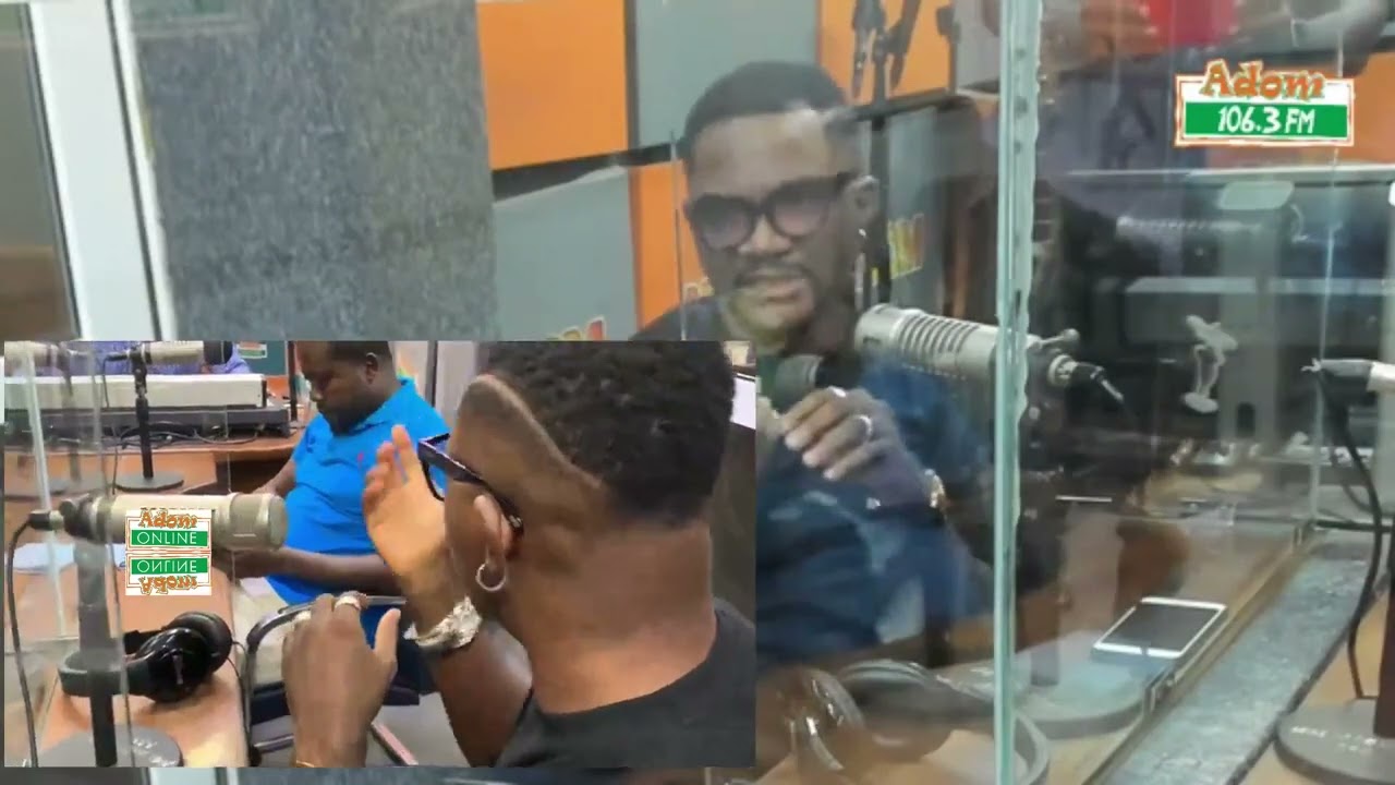 Mr Logic shows off his GH₵ 24,900 luxury accessories on Adom FM [Video ...