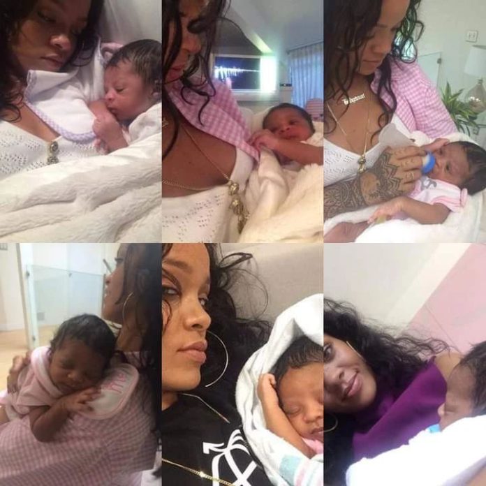 Rihanna shares first photos of baby's face - Adomonline.com