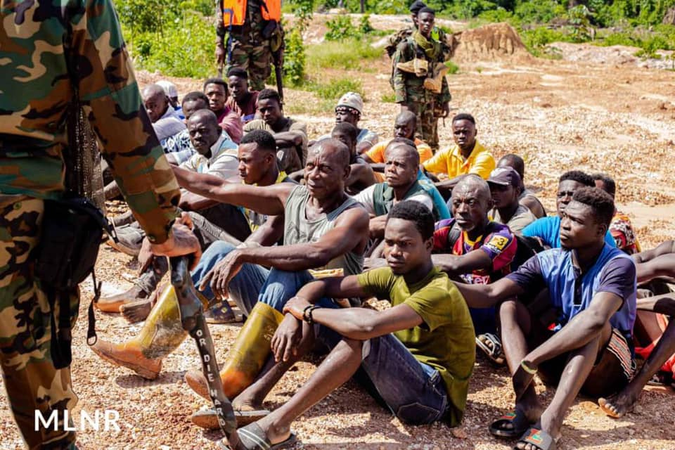 Illegal miners arrested; equipment destroyed at Wassa Dunkwa [Photos ...