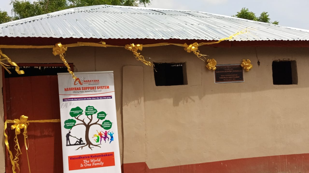 Narayana Support System construct toilet facility to end open ...