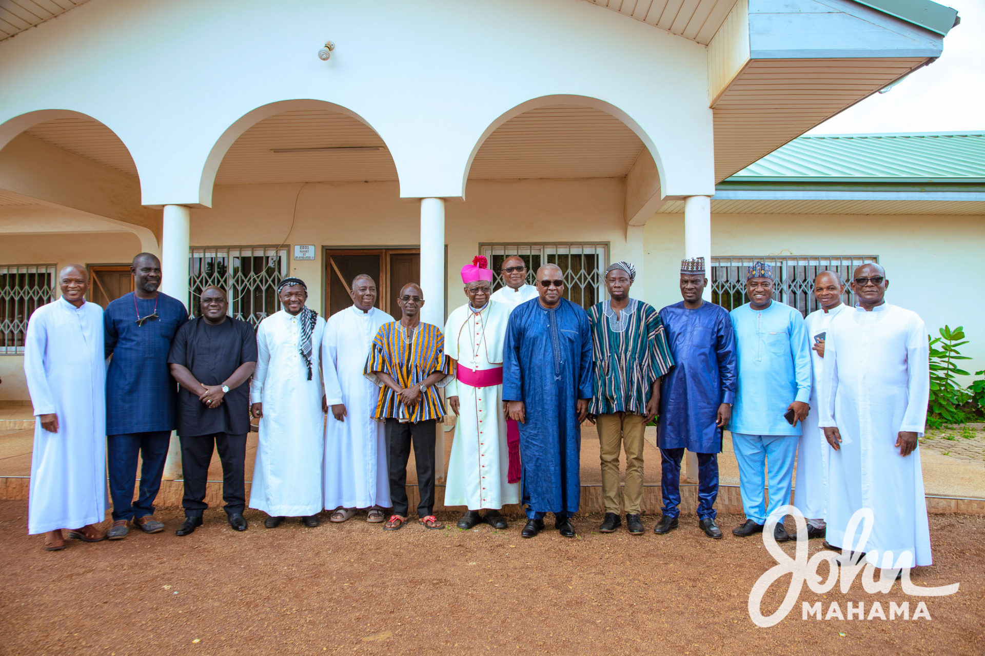 Mahama, NDC gurus visit Archbishop of Tamale [Photos] - Adomonline.com