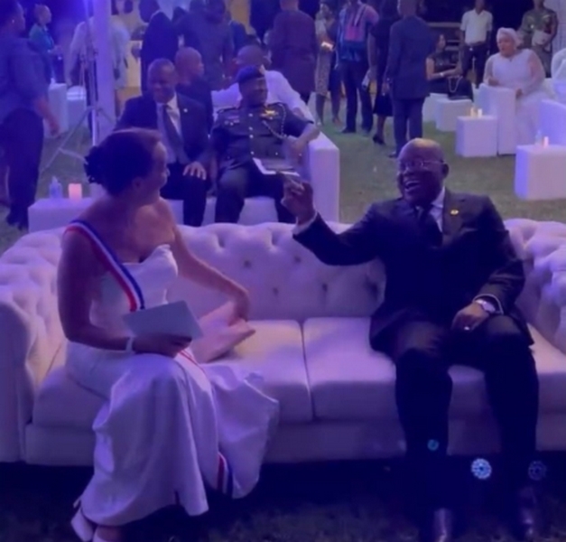 Akufo-Addo hits dance floor with French Ambassador - Adomonline.com