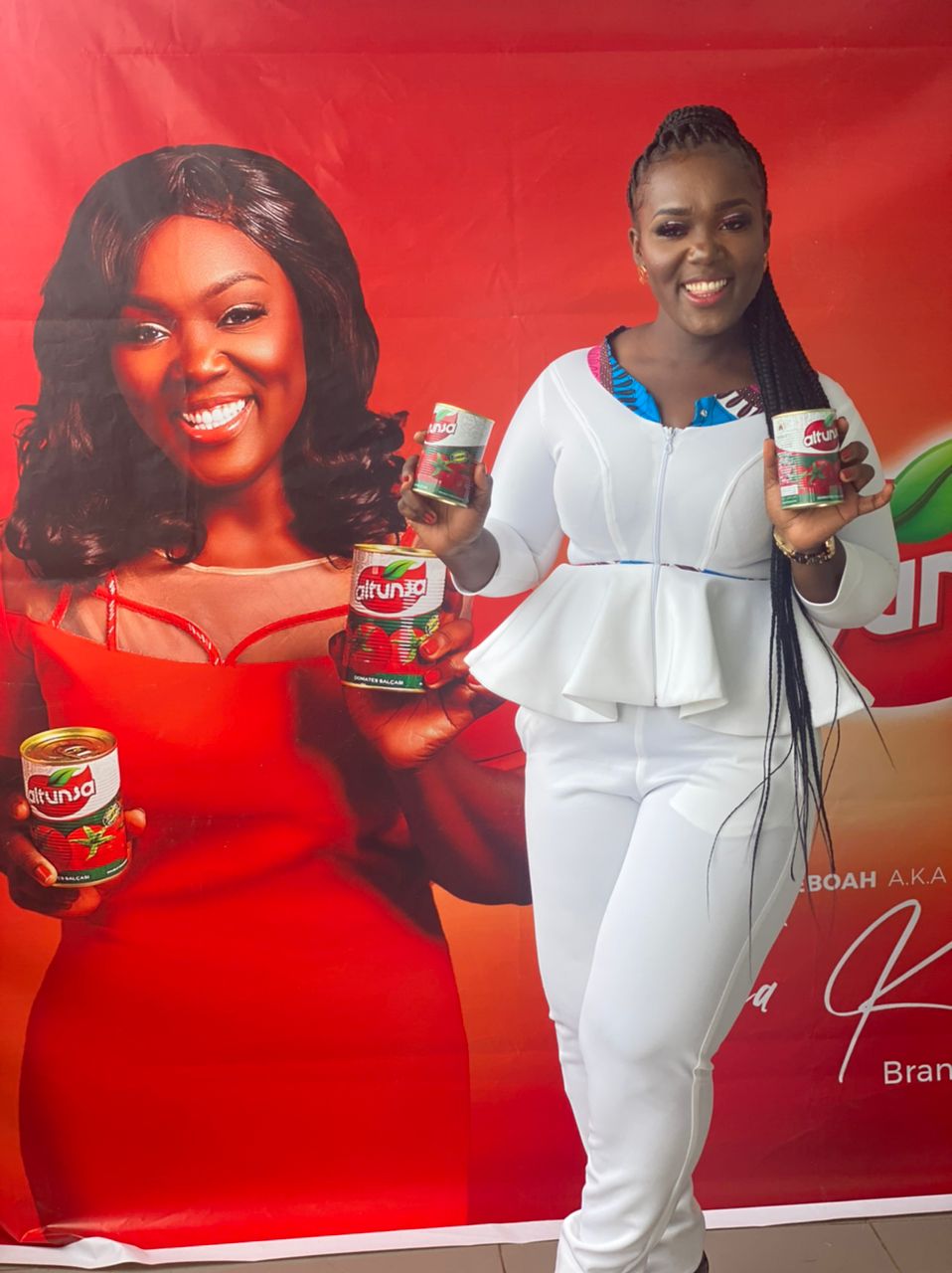 Tima Kumkum made brand ambassador for Altunsa tomato paste - Adomonline.com