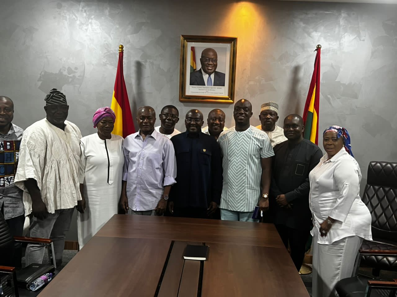 New NPP national executives call on Dr Bawumia - Adomonline.com