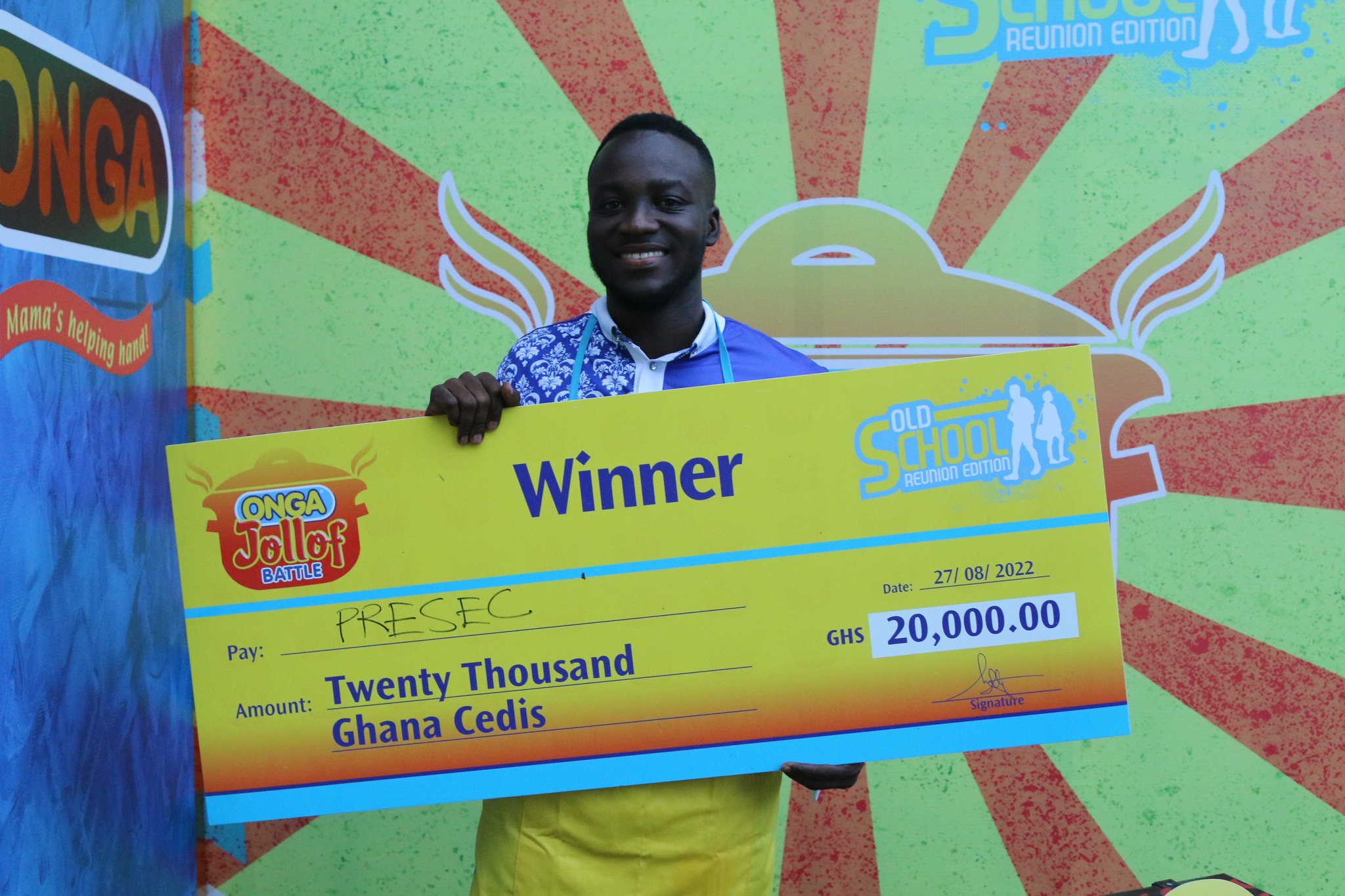 Multimedia Group's Gilbert Ampofo wins Onga jollof challenge [Photos ...
