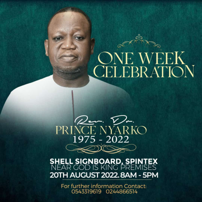 One week celebration of late gospel singer Prince Nyarko announced - Adomonline.com