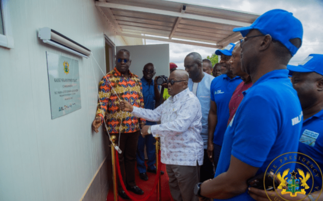 Akufo-Addo commissions 13MW Kaleo Solar Power Project - Adomonline.com