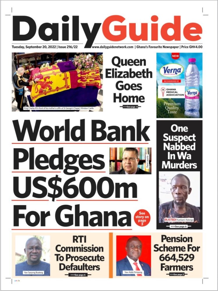 Newspaper Headlines: Tuesday, September 20, 2022 - Adomonline.com