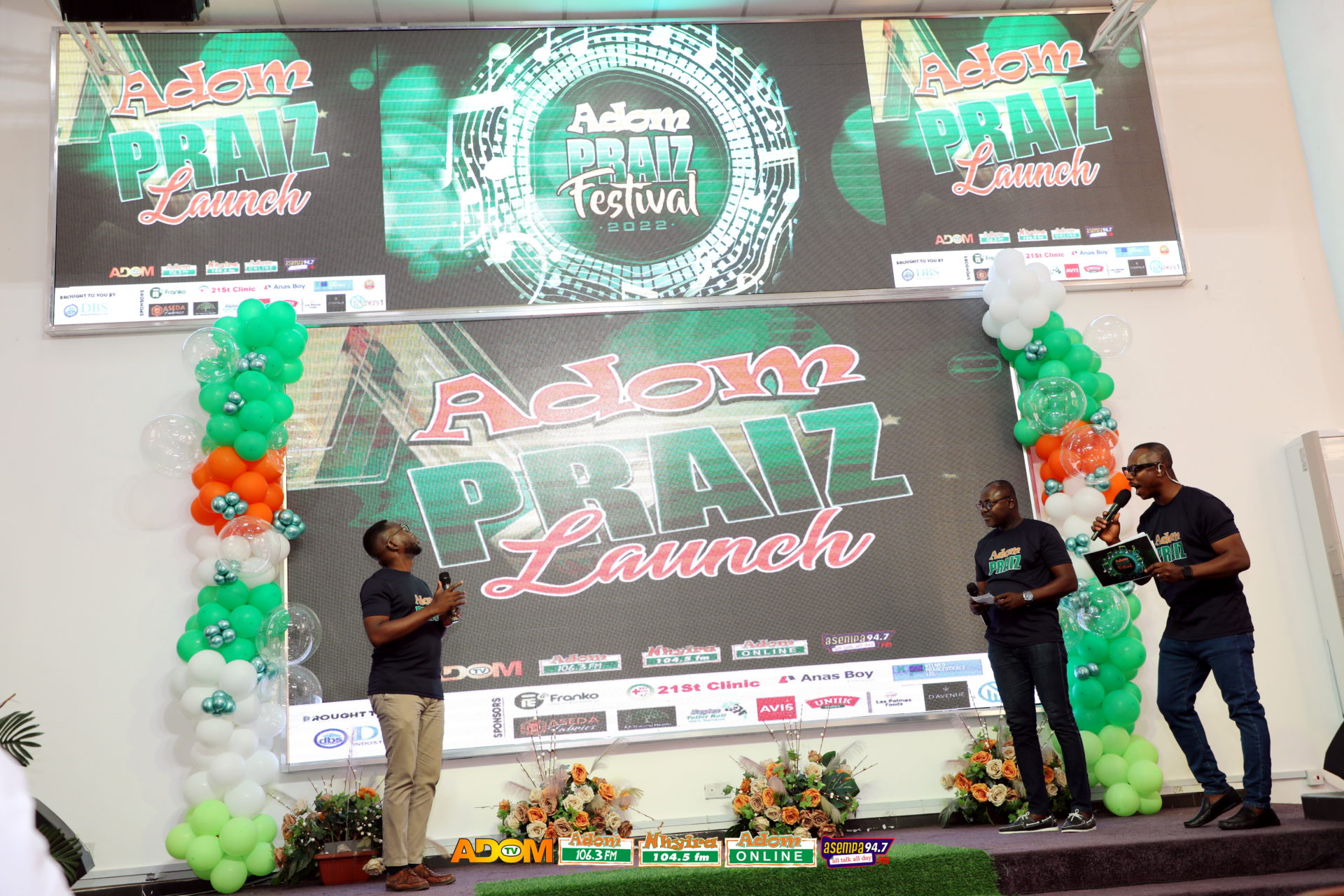 Adom Praiz 2022 officially launched; Travis Greene, Celestine Donkor ...