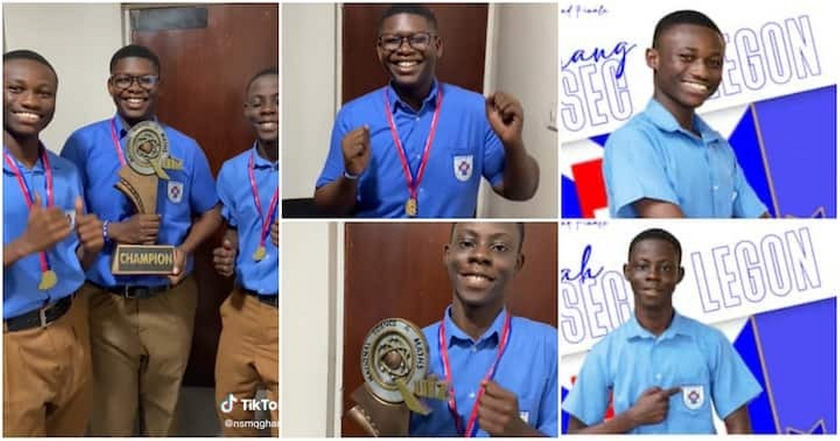 How PRESEC finalists danced with NSMQ trophy after victory [Video ...