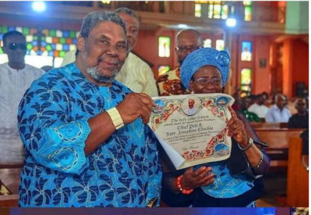 Veteran actor, Pete Edochie and wife celebrate 53rd wedding anniversary ...