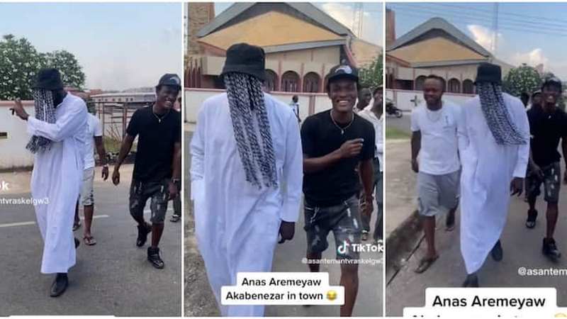 Dr Likee gets fans talking after roaming in town dressed like Anas ...
