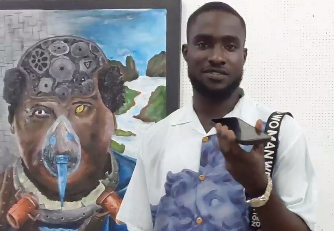 Ghanaian artist predicts the future with his artwork - Adomonline.com