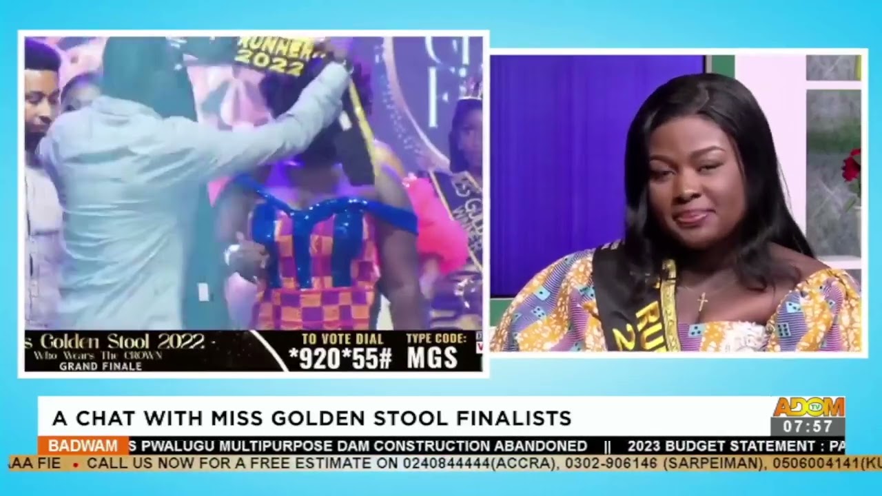 Miss Golden Stool finalist who collapsed on live TV breaks silence ...