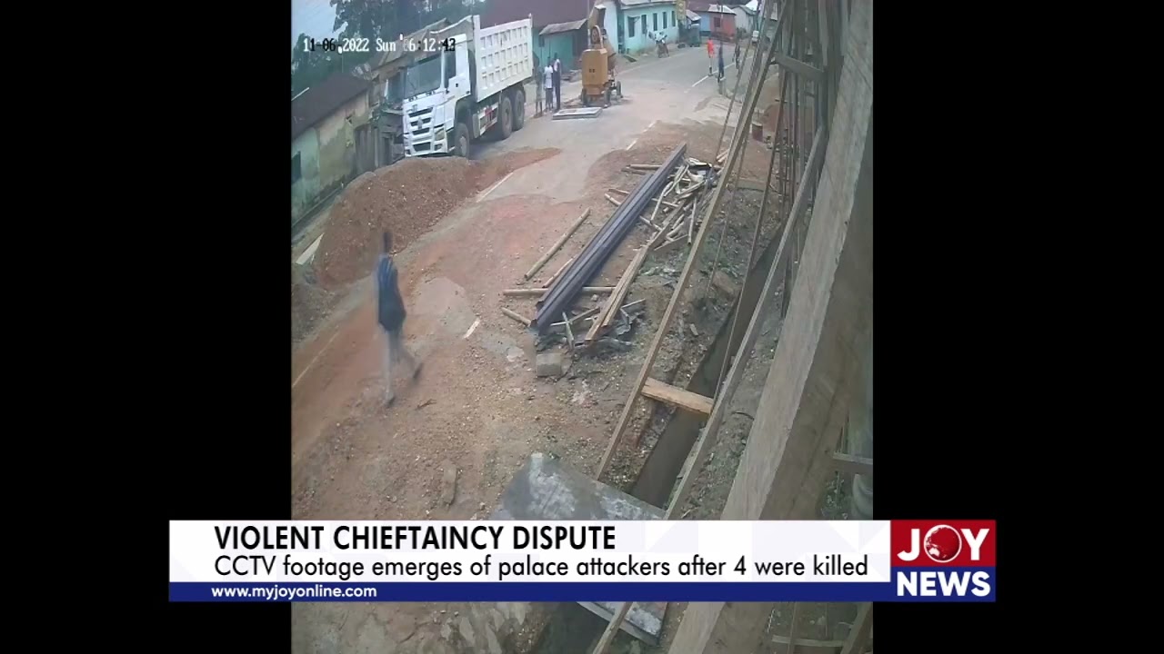 Enchi chieftaincy dispute: How CCTV camera captured palace attack ...