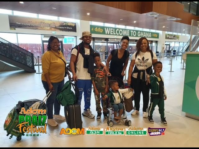 Adom Praiz 2022: How headliner Travis Greene arrived in Ghana [Watch ...