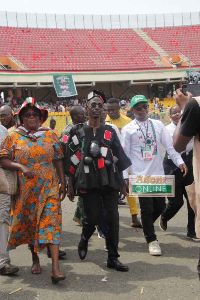 NDC Decides: Moment Asiedu Nketia arrived in his warlord smock (Photos ...