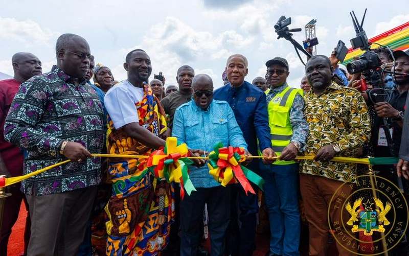 Akufo-Addo commissions Afienya road over bridge on Tema-Mpakadan ...
