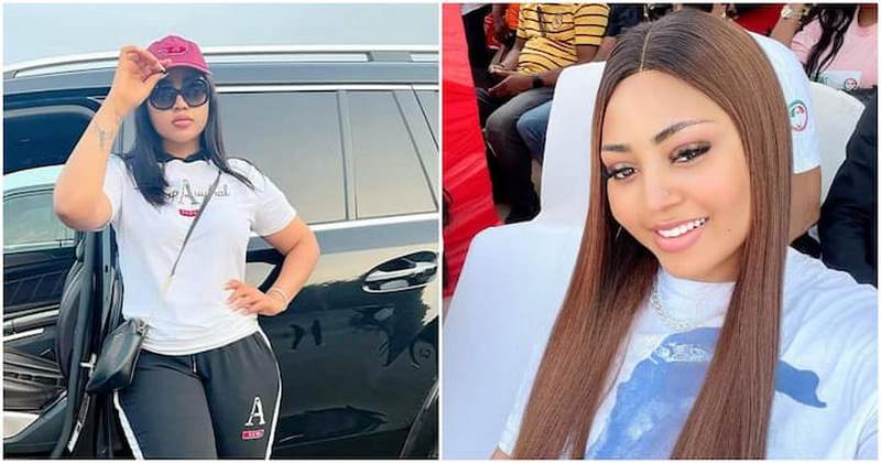 Regina Daniels Exposes Too Much Flesh In Nightgown Fans React