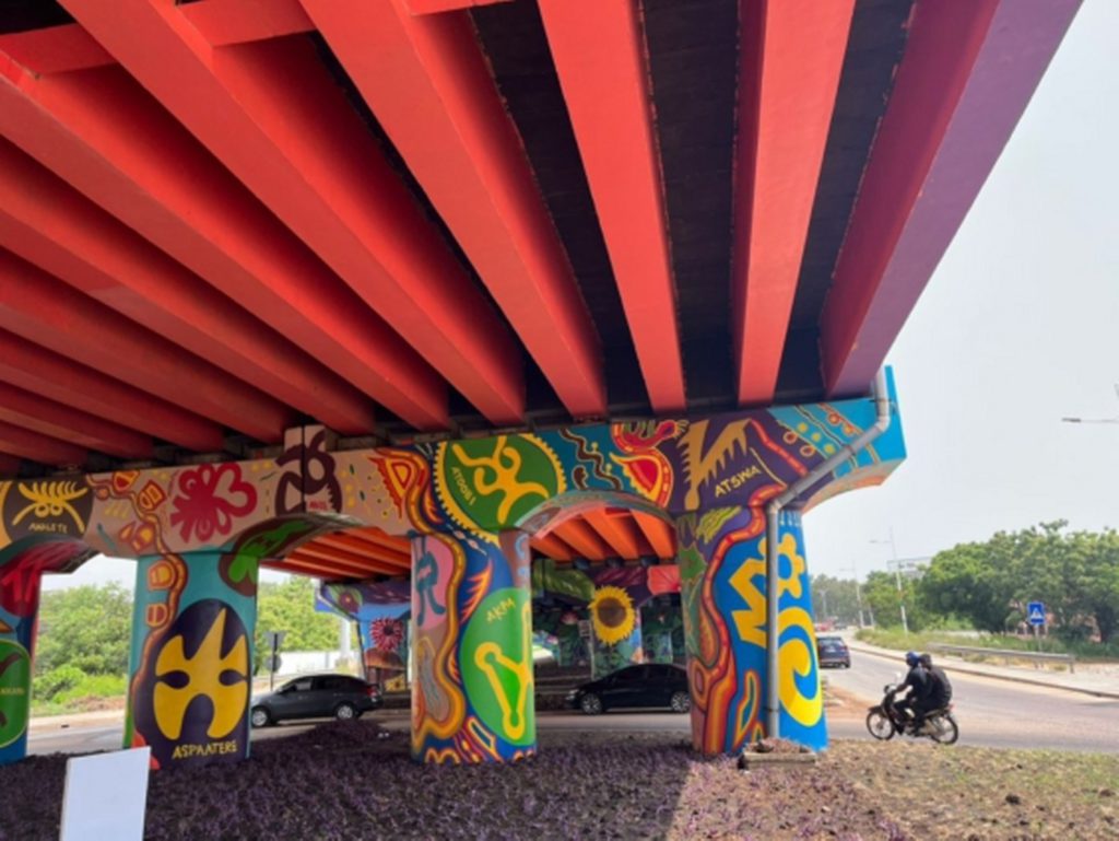 Beautifying Accra: Burma Camp-Giffard overhead given a facelift ...